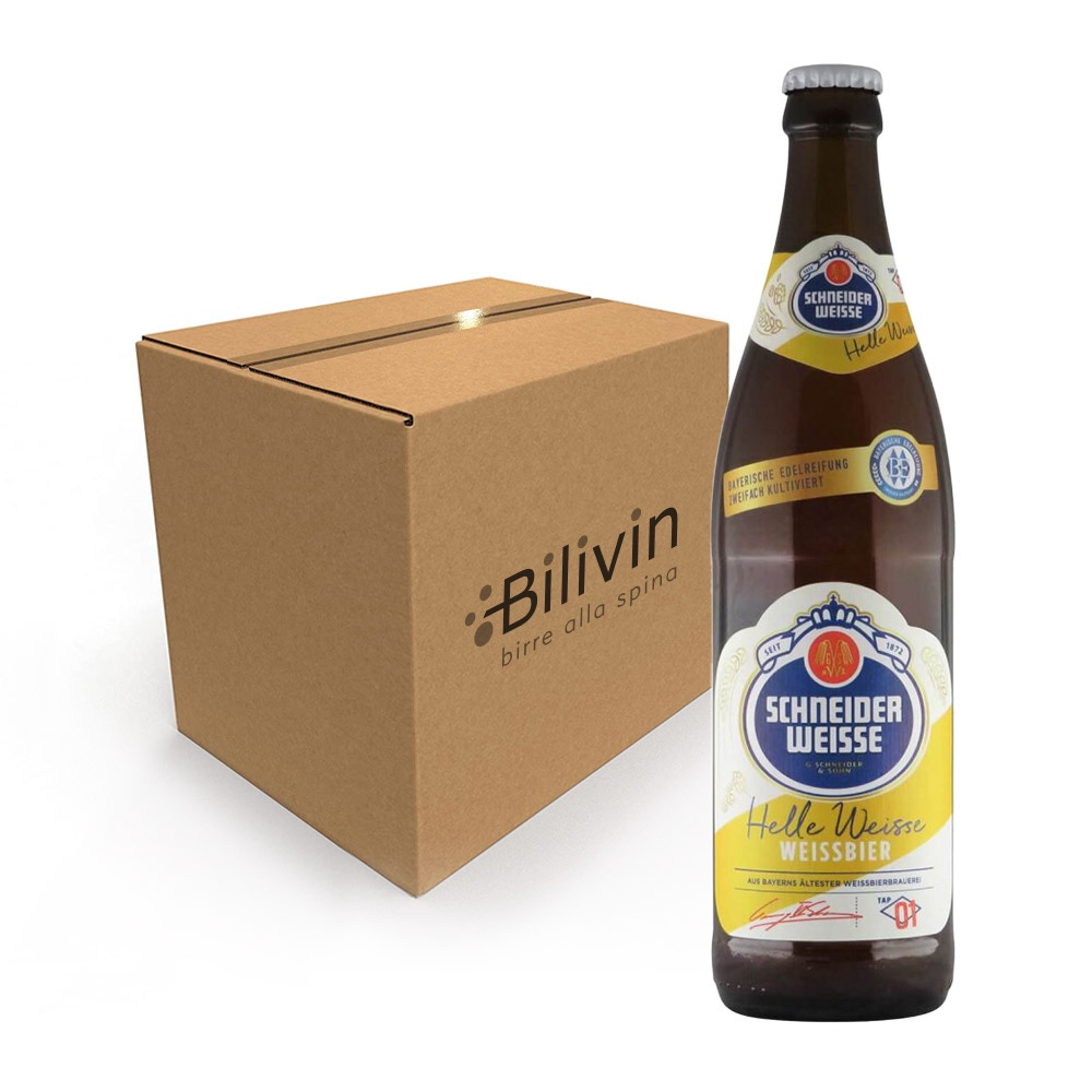 Schneider Weisse Helle Weisse TAP1 - 20 Bottiglie 50cl - Bilivin